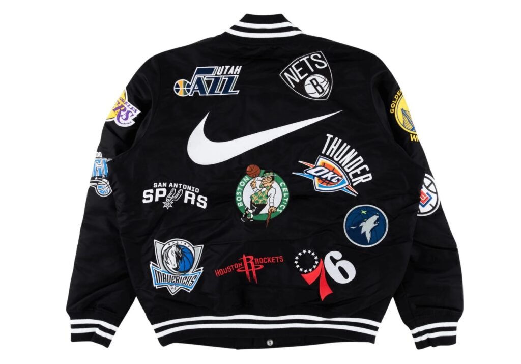Supreme X Nike Nba Teams Logo Varsity Jacket - GVJ